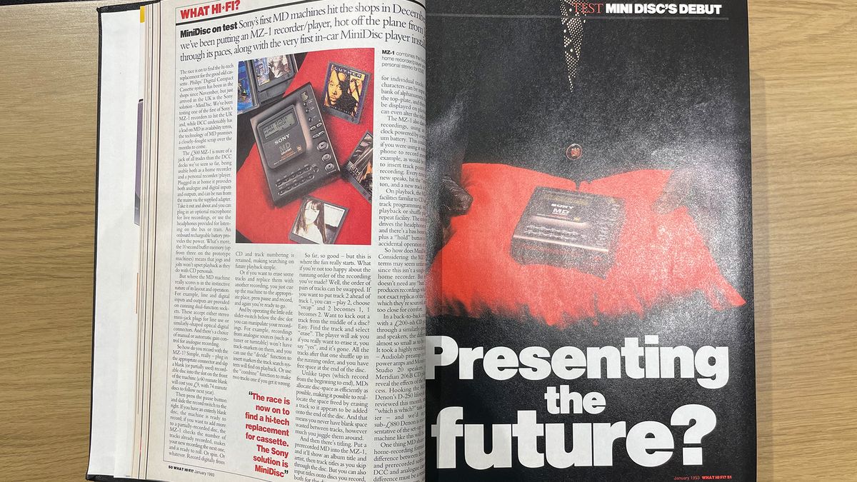 When MiniDisc took on the mighty cassette: What Hi-Fi? magazine ...