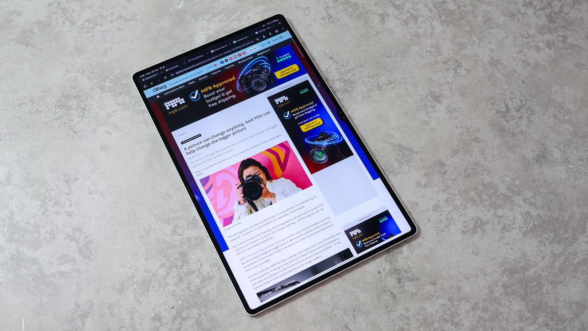 Samsung Galaxy Tab S10 Ultra review: big on size, low on reflection ...