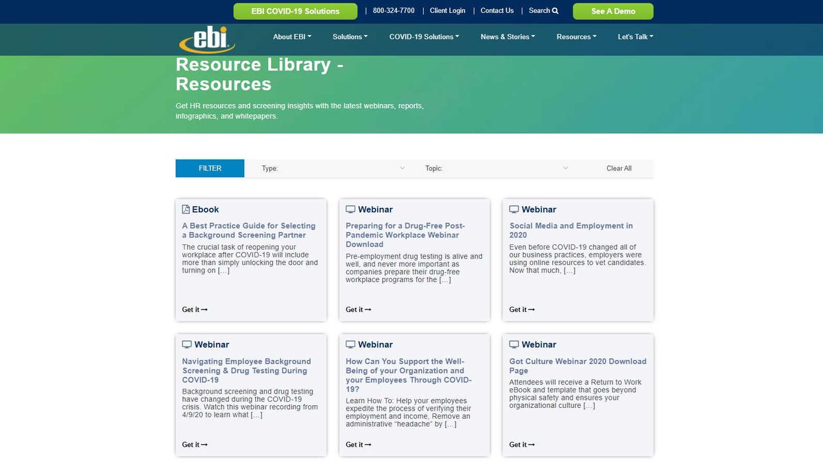 EBI Inc. background check service review | TechRadar