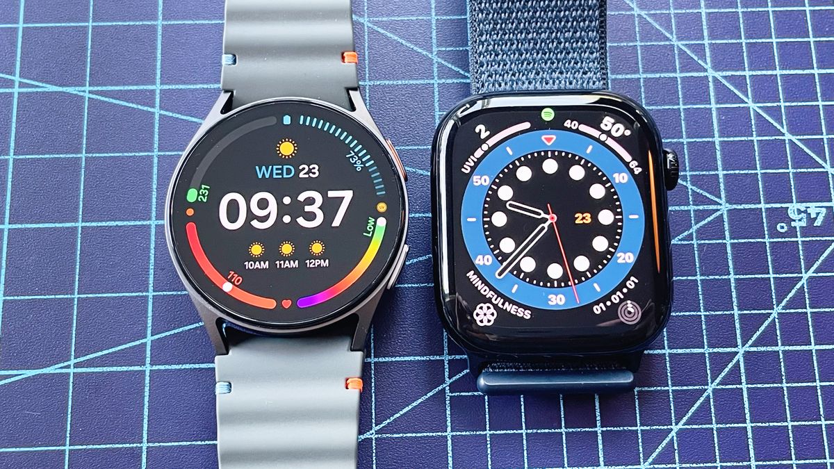 I walked 6,000 steps with the Apple Watch 10 vs Samsung Galaxy Watch 7 — this one was more ...