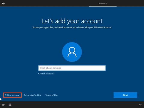 How to set up Windows 10 with local account | Windows Central
