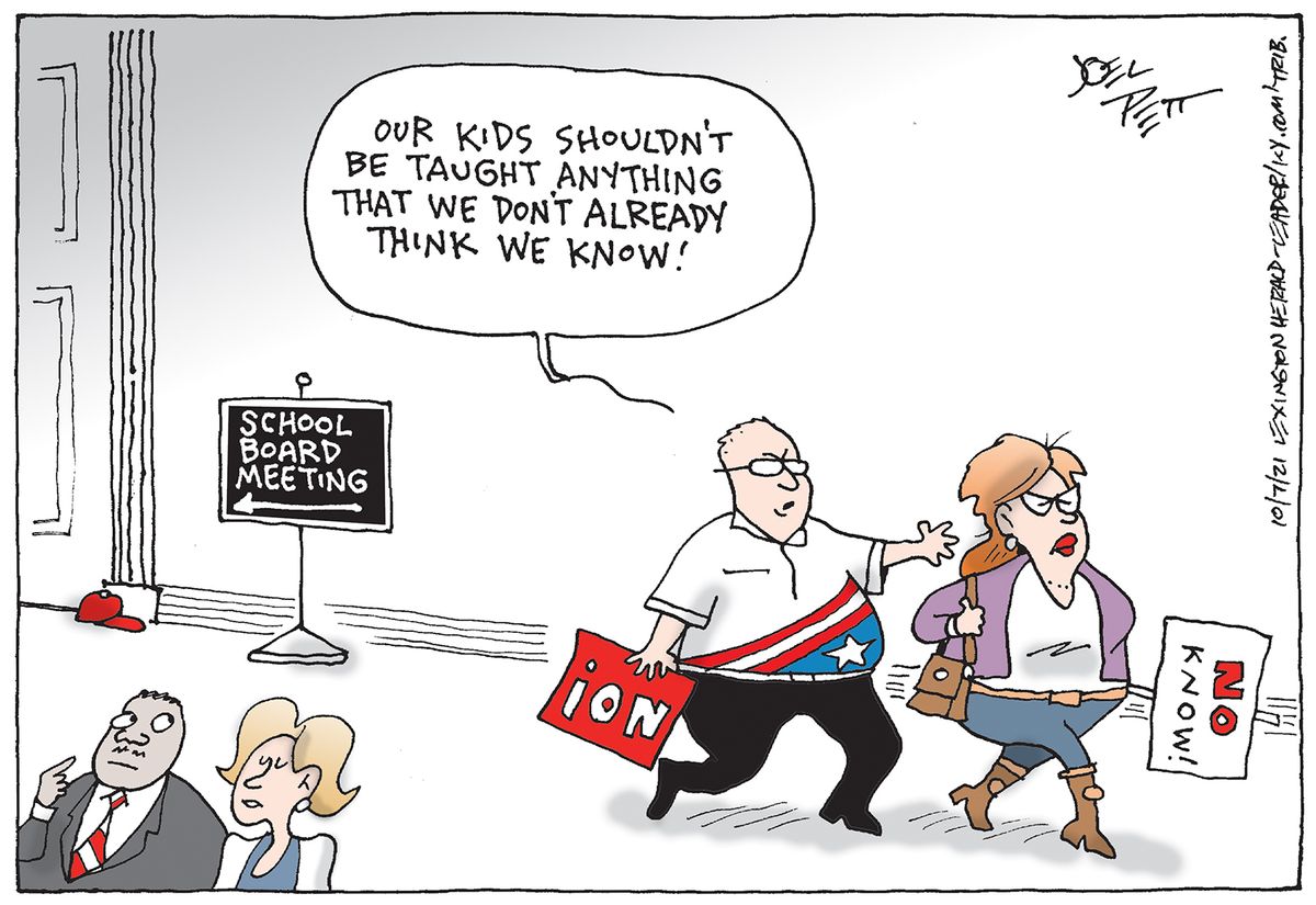 5 cartoons about America's school board battles | The Week