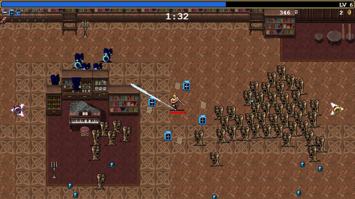 I'm addicted to Vampire Survivors and its glorious visual overload ...