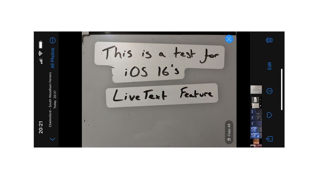 How To Use Live Text In IOS 16 For Your IPhone TechRadar