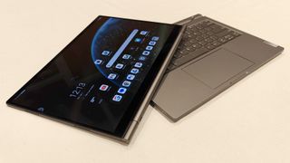 I tried a Windows laptop that transforms into an Android tablet with ...