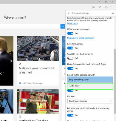 How to Change Edge Browser's Search Engine to Google | Laptop Mag