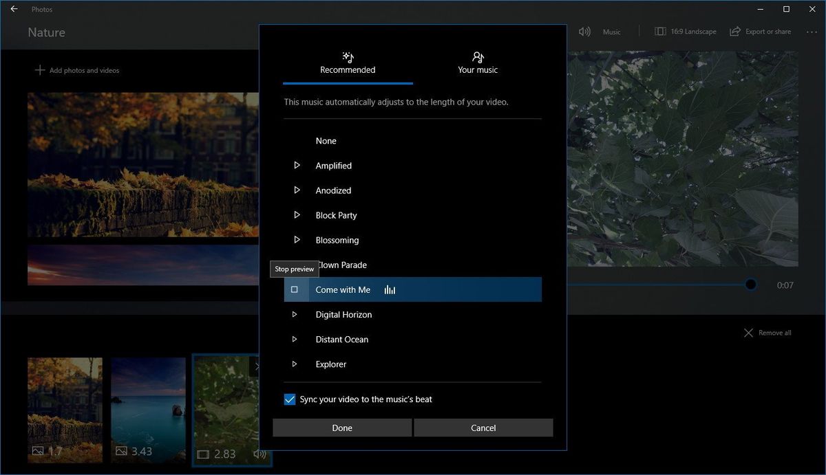 How to get started with Story Remix in Photos on Windows 10 | Windows ...