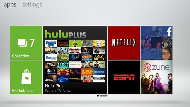 Xbox 360's app guide | GamesRadar+