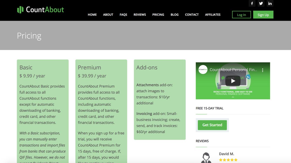 CountAbout review | TechRadar