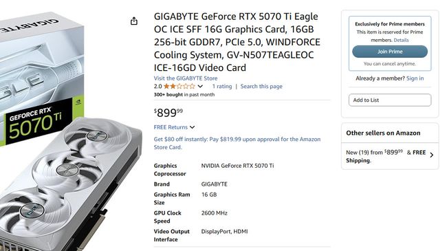 Amazon places NVIDIA RTX 50-series GPUs behind a Prime gate | Windows ...