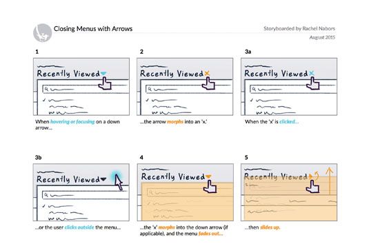 How to create a storyboard - Create storyboards for web animations ...