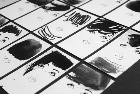 Business cards encourage you to create a face | Creative Bloq