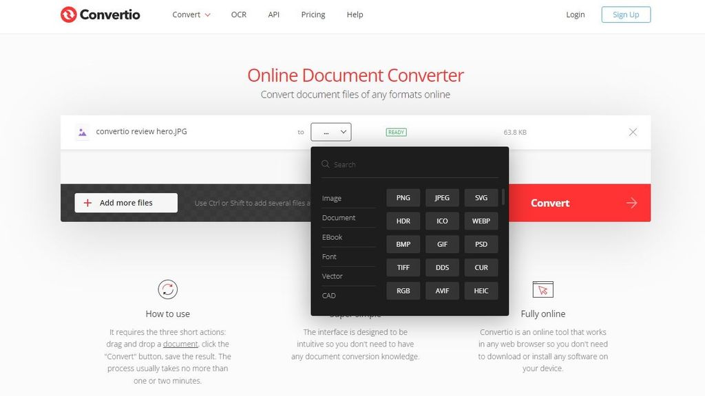 Convertio file converter review | TechRadar
