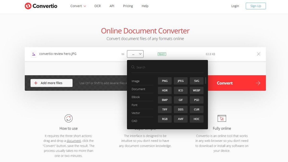 Convertio file converter review | TechRadar