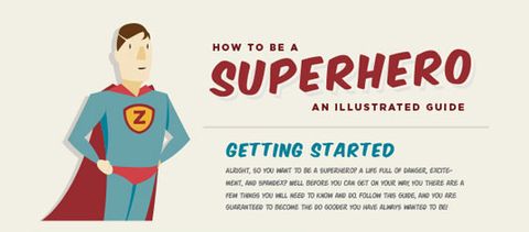 Infographic reveals how to be a superhero | Creative Bloq