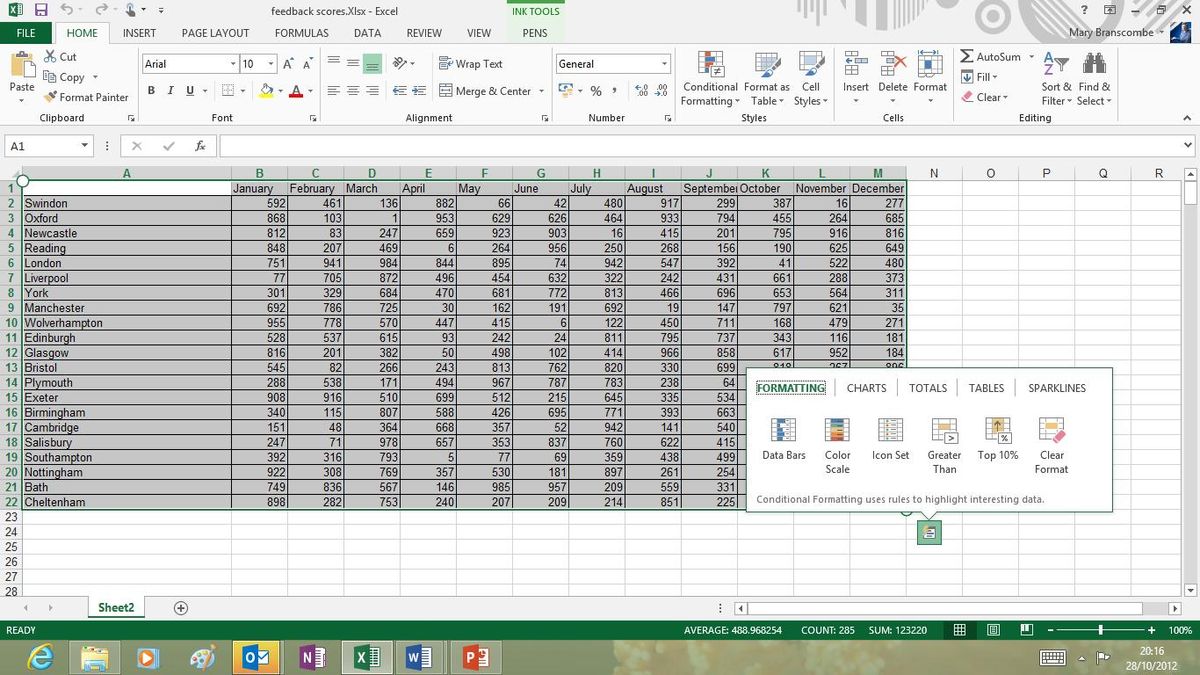 Excel 2013 - Microsoft Office 2013 review - Page 3 | TechRadar