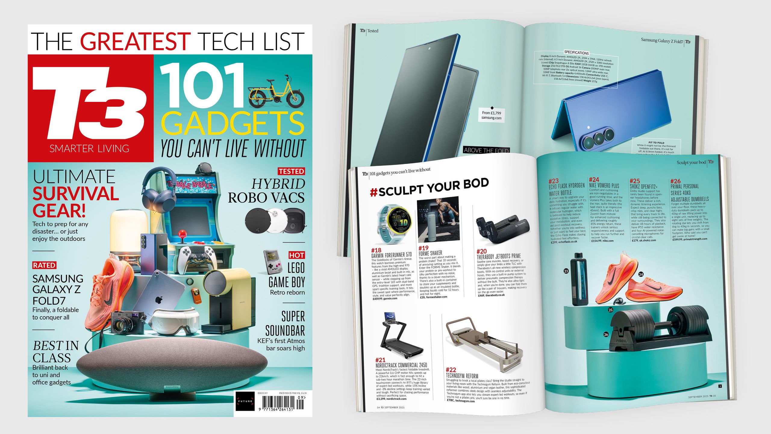 101 gadgets you can't live without, in the latest issue of T3! | T3