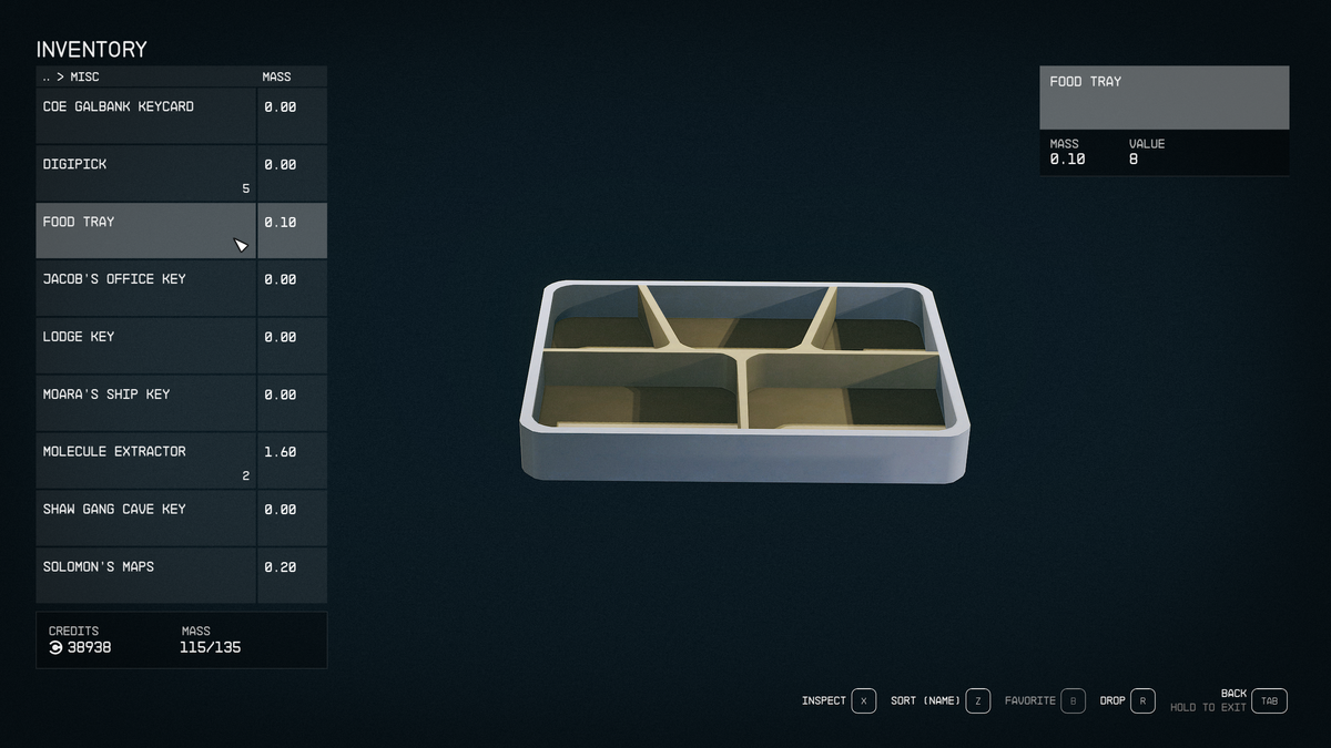 Starfield inventory management: What to keep, sell, and drop | Windows ...
