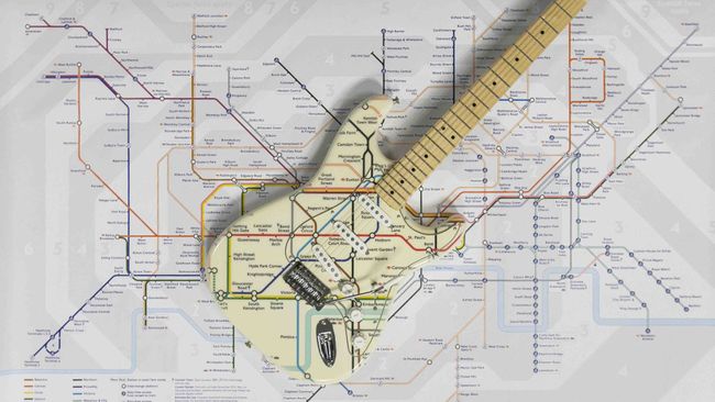 Fender and London Underground map out new Stratocaster guitar design ...