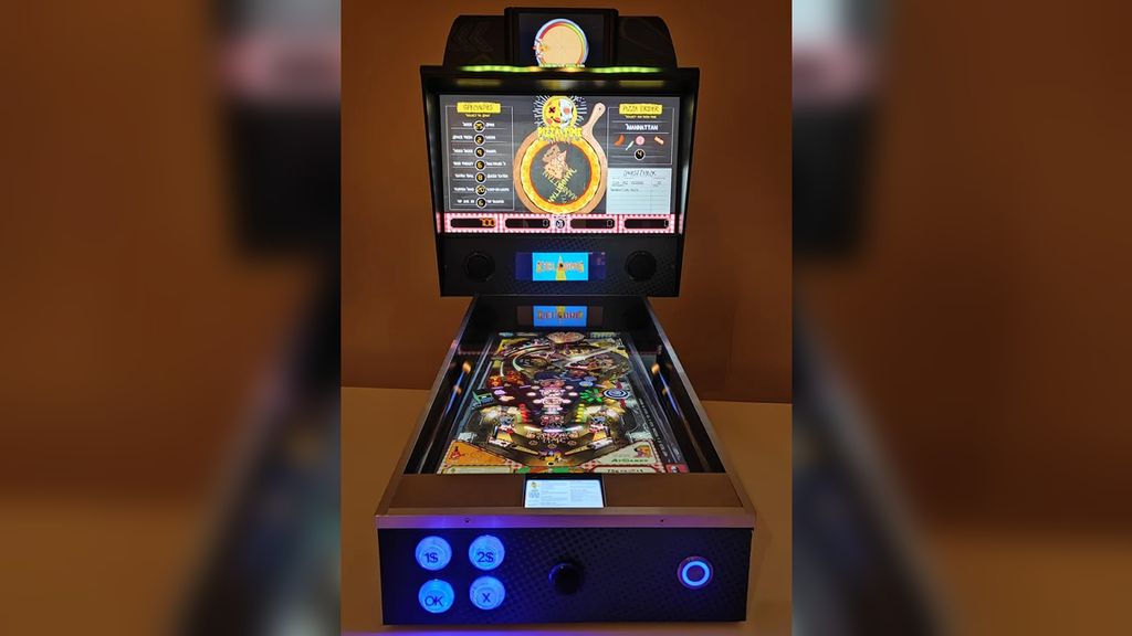 Custom virtual pinball machine packs Raspberry Pi Pico's RP2040 and a ...