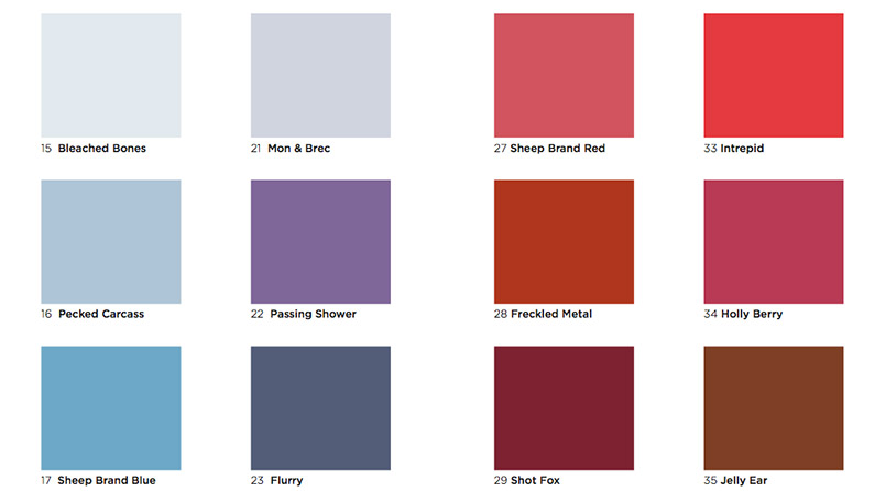 Colour chart reflects the harsh realities of life | Creative Bloq