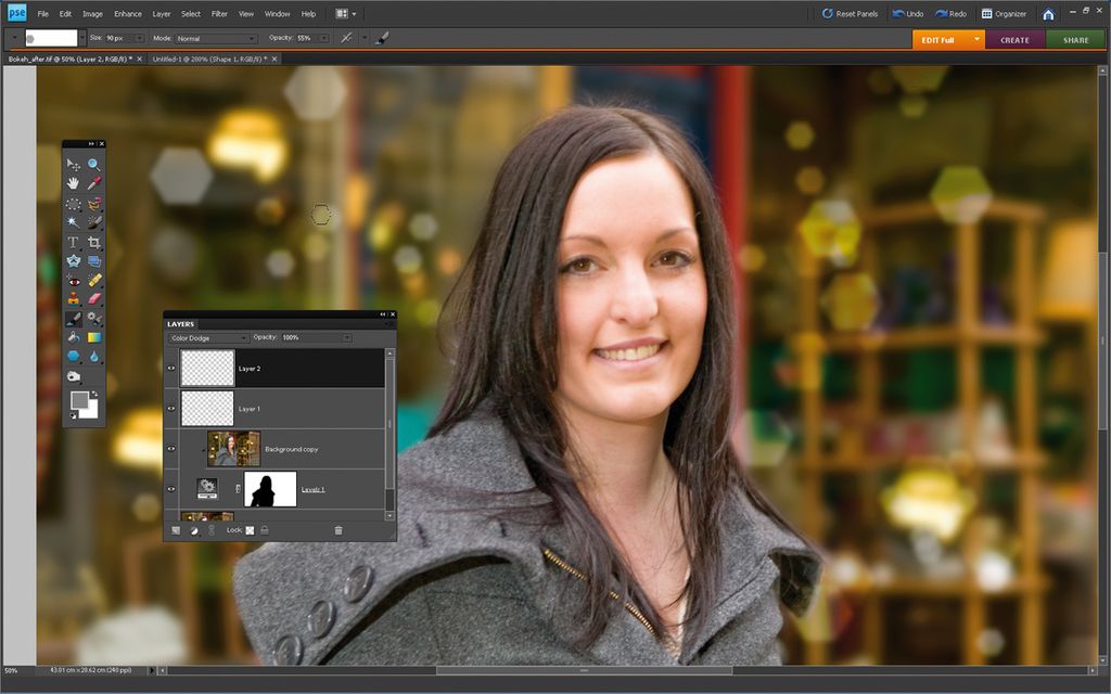 Give a portrait a soft-focus background | Creative Bloq