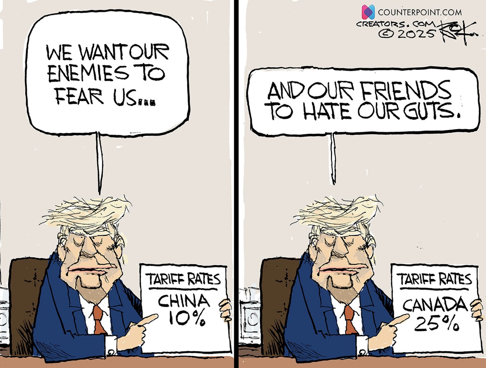 Today's political cartoons - February 4, 2025 | The Week