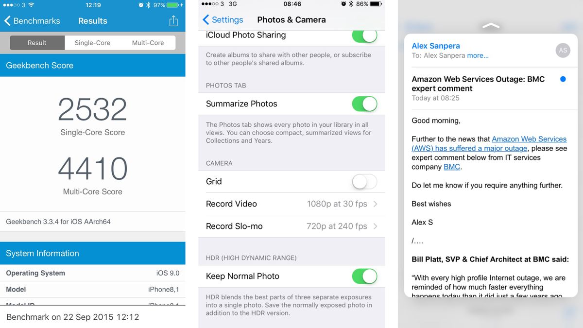 From iOS 9 to iOS 12 - iPhone 6S review - Page 3 | TechRadar