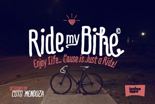 Font of the day: Ride my Bike | Creative Bloq