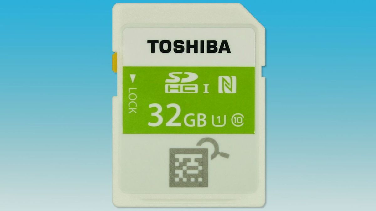 Toshiba's new memory card can be read by simply touching it | TechRadar