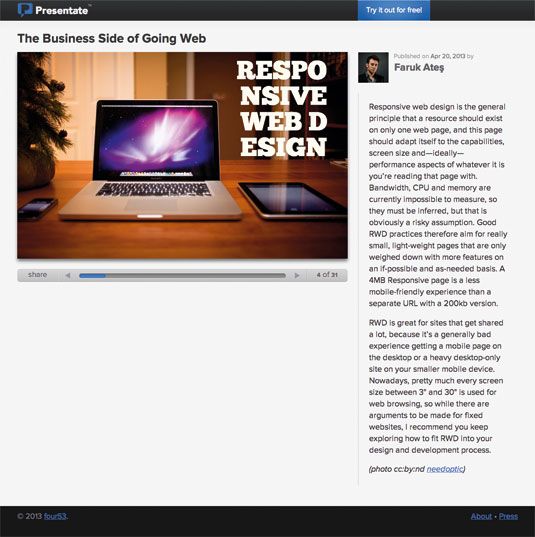 Create presentations with this free HTML5 tool | Creative Bloq