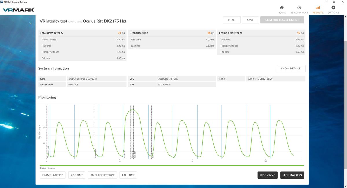 Evaluating VR performance and latency with Futuremark's VRMark | PC Gamer