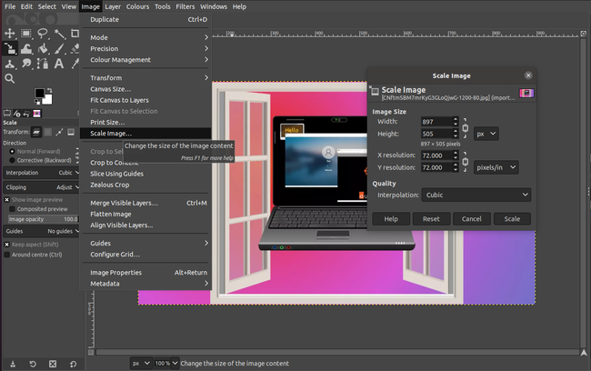 How To Resize Images in GIMP | Tom's Hardware