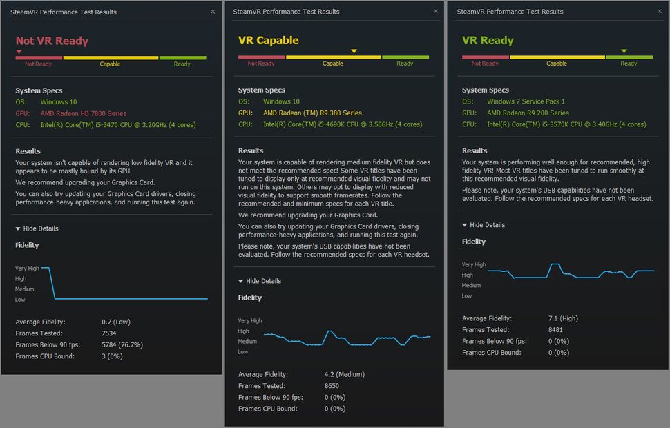 Download the SteamVR performance test to see if your PC can run the ...