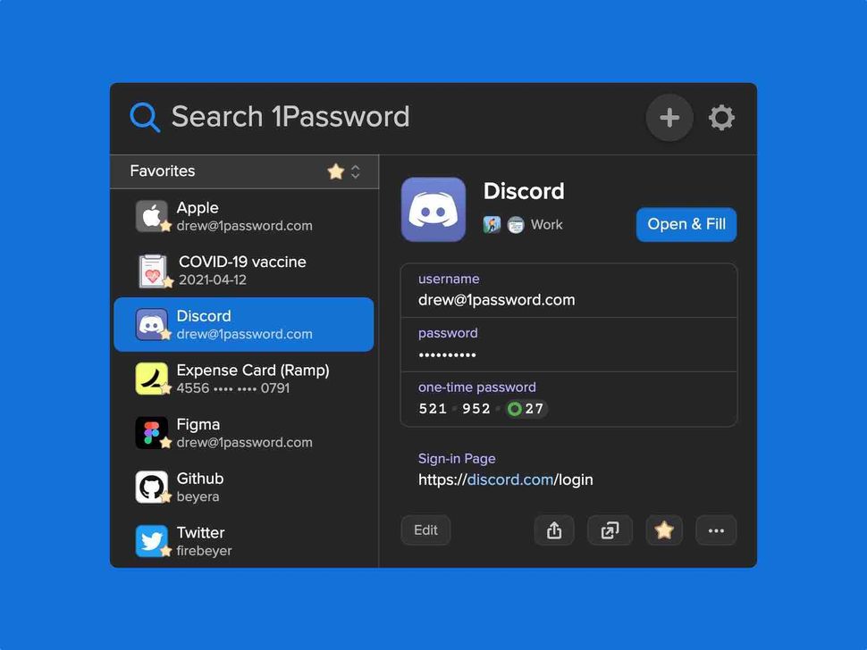 1Password adds support for Touch ID and Dark Mode in the browser | iMore