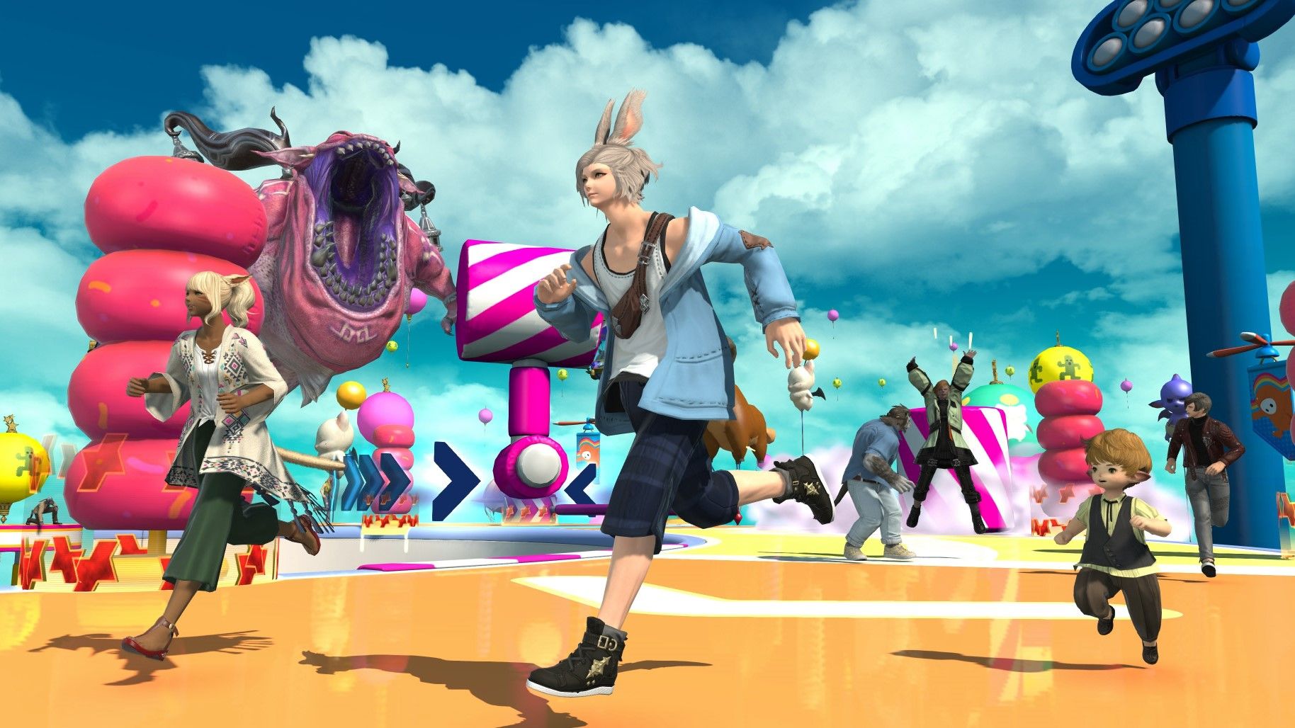 Final Fantasy 14's upcoming Fall Guys crossover gets new trailer and ...