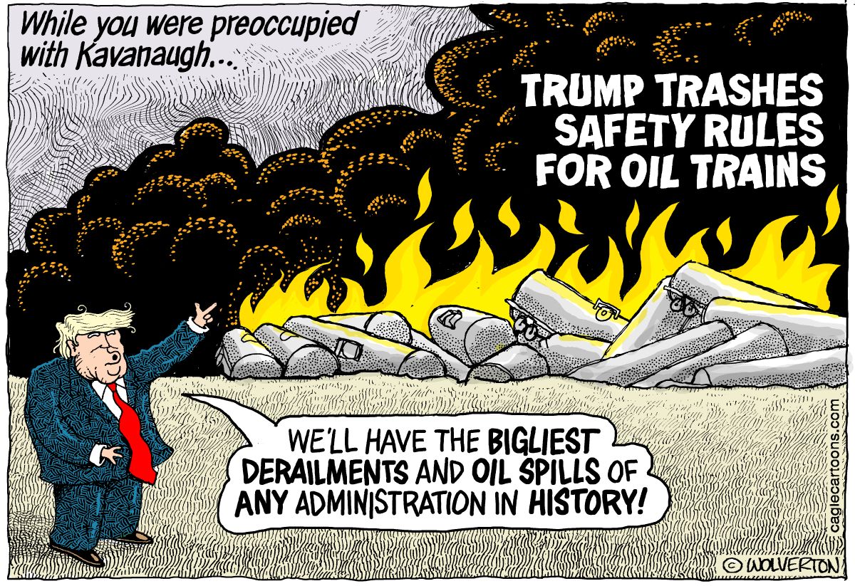 U.S. Trump safety rules oil trains | The Week