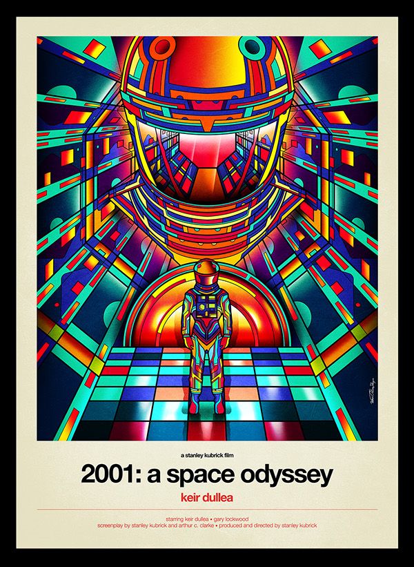 Stunning geometric illustrations pay tribute to classic movies ...