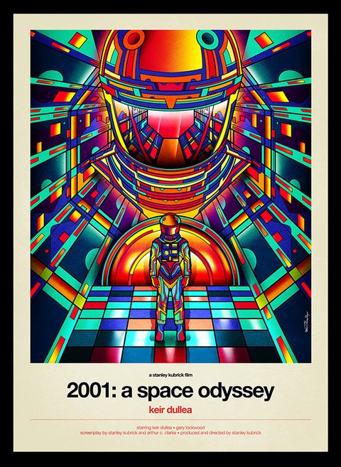 Stunning geometric illustrations pay tribute to classic movies ...