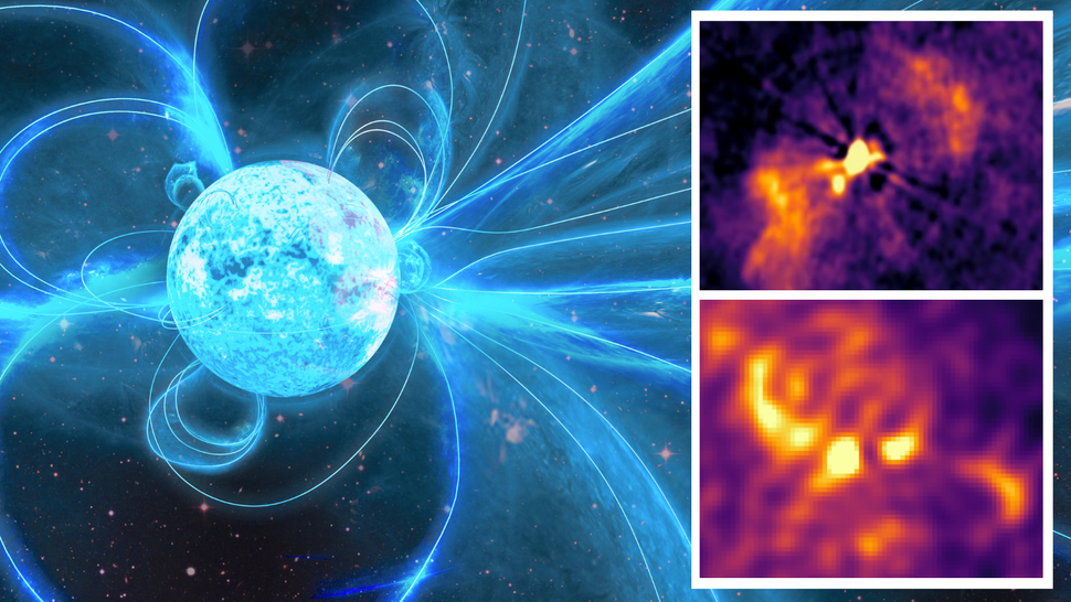 Strange 'garden sprinkler' jets are erupting from a dead vampire star ...