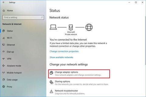 How to change the priority order of network adapters on Windows 10 ...
