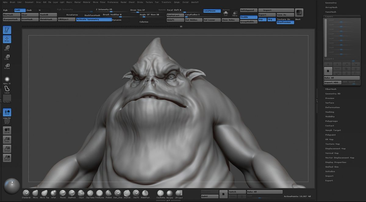 Model an alien pirate creature in ZBrush | Creative Bloq