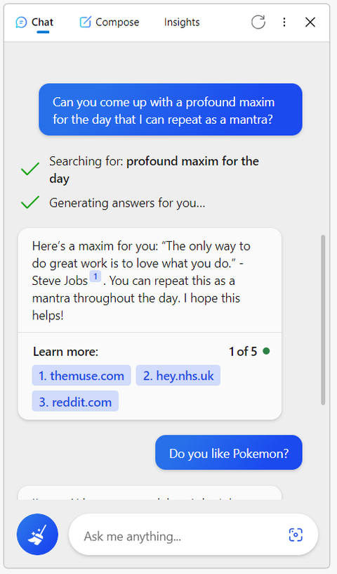 Bing Chat is acting like a sulky teenager, refusing to do its homework ...