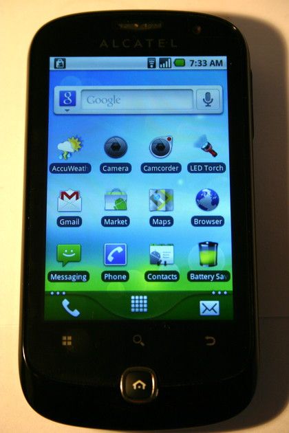 Interface - Alcatel One Touch 990 review - Page 2 | TechRadar