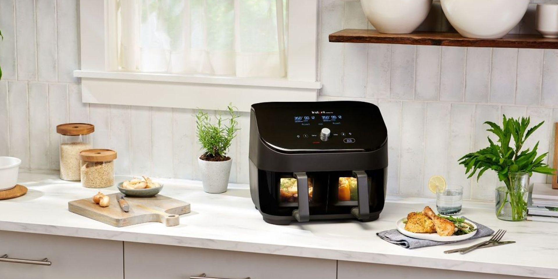 Instant Vortex Plus Dual Basket Air Fryer review | Ideal Home