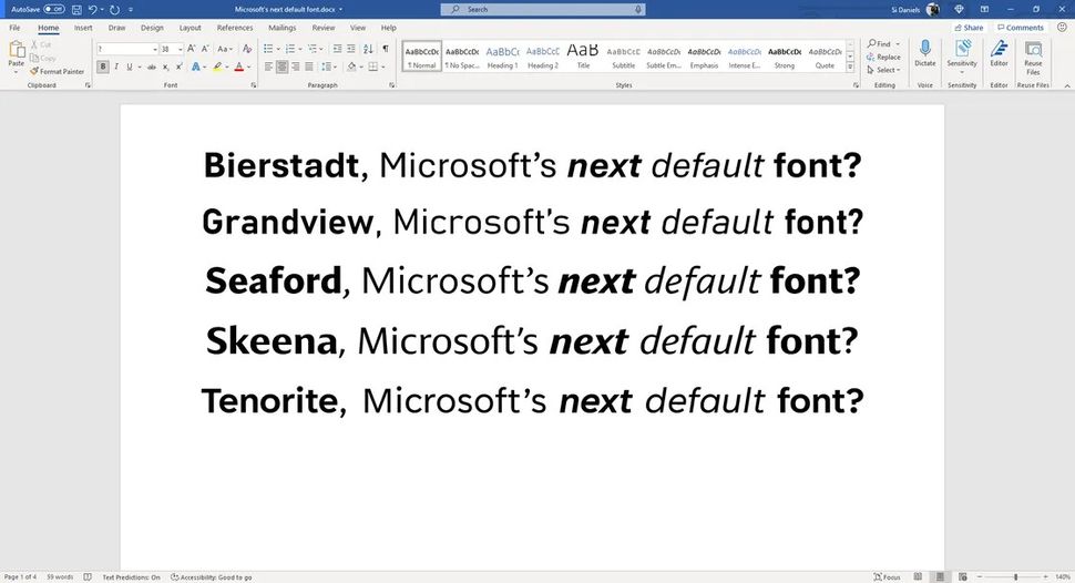 Calibri dumped as Microsoft's default font — here's what the new ...