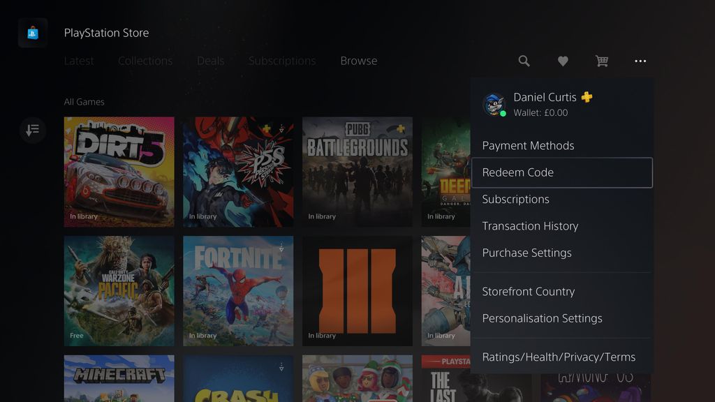 How to redeem a code on PS5 | TechRadar