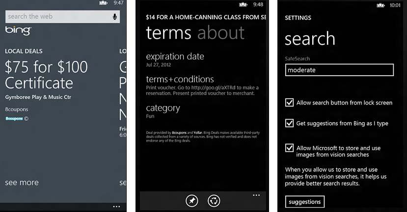 More on Windows Phone 8 – New Bing features, custom audio alerts and ...