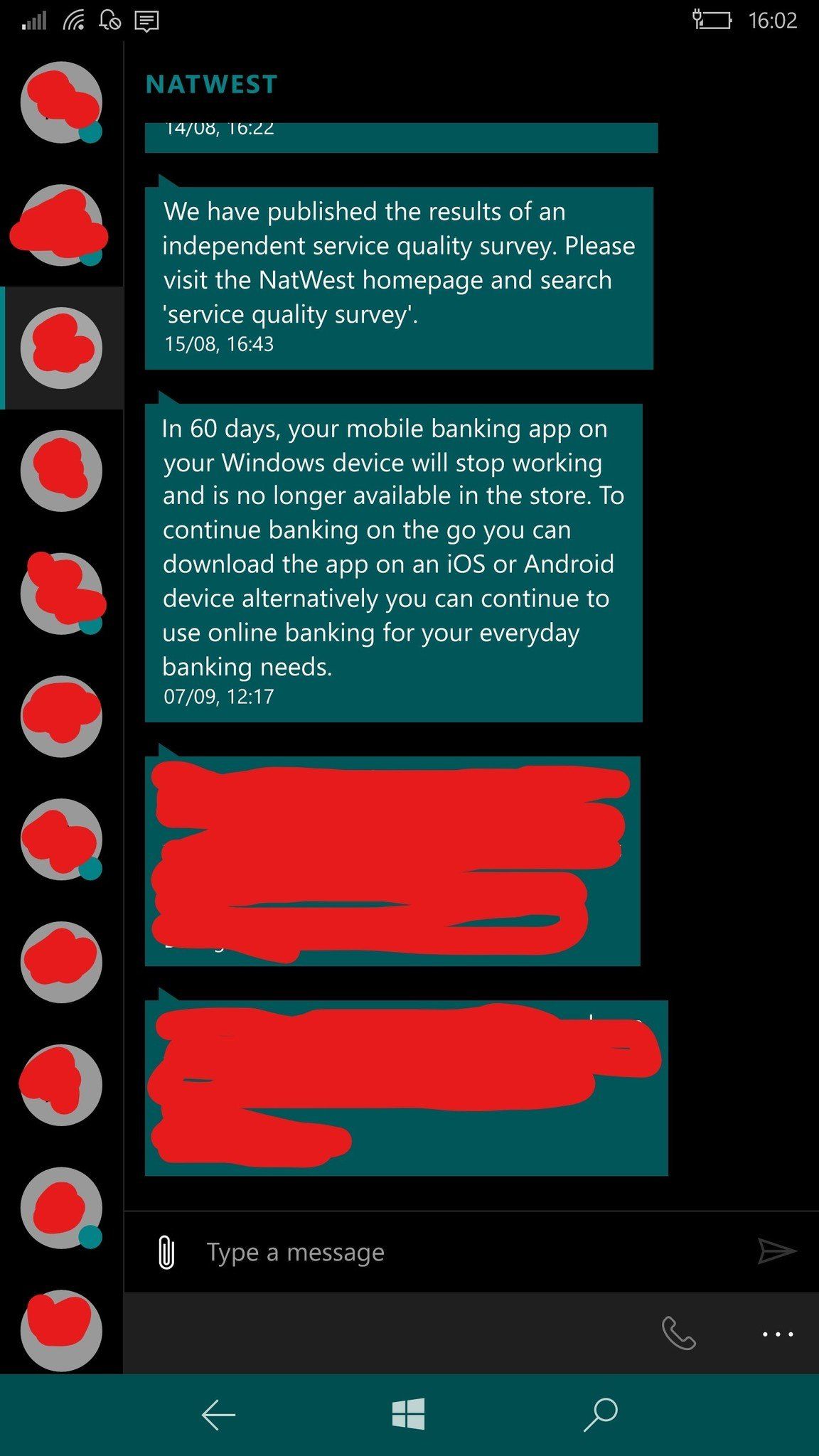 NatWest and RBS Windows phone apps to be retired in November | Windows ...
