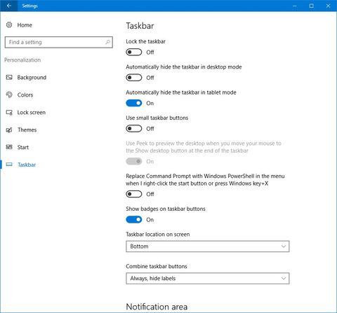 What's new in the Taskbar for Windows 10 Anniversary Update | Windows ...